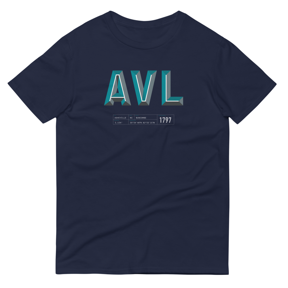Asheville T-shirt — AVL 1797 | Asheville Merch Company